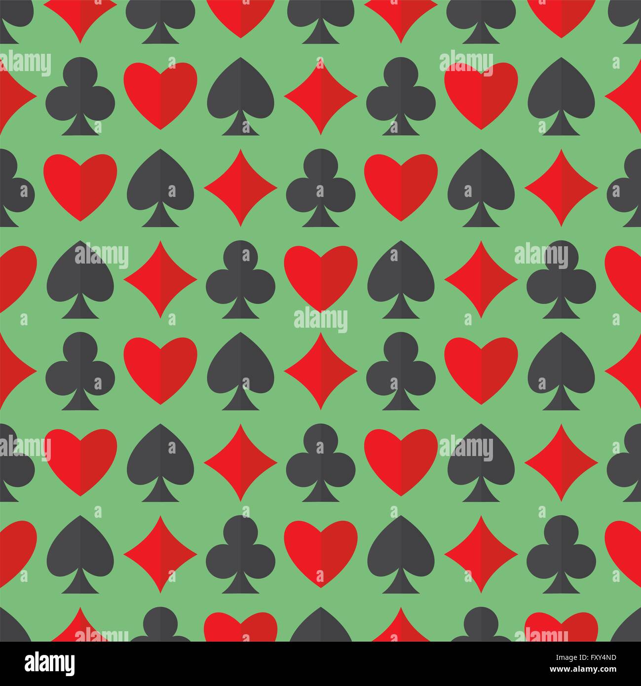 Playing cards suits seamless pattern Stock Vector Image & Art - Alamy
