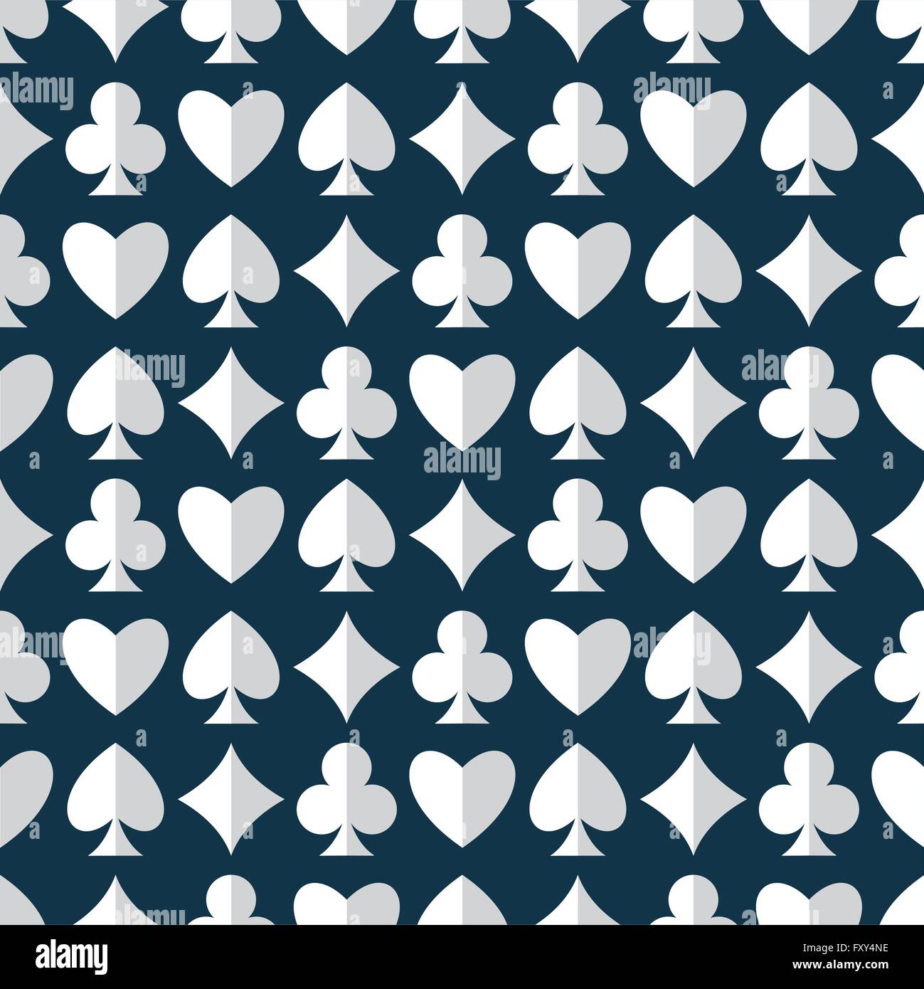 Playing cards suits seamless pattern Stock Vector Image & Art - Alamy