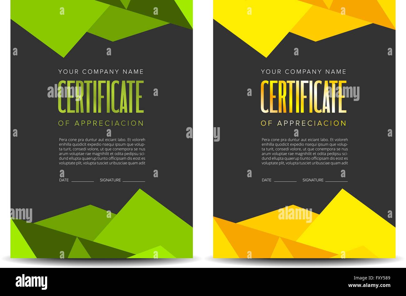 Color certificate design Stock Vector Image & Art - Alamy