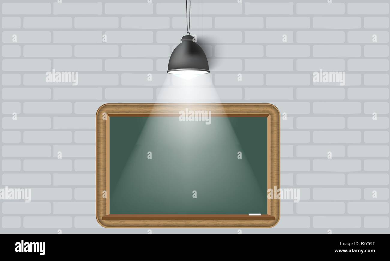 Creative background blackboard and spot light. Place for your text ...