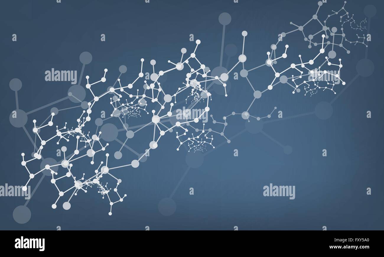 DNA molecule, medical abstract background. Vector Stock Vector Image ...