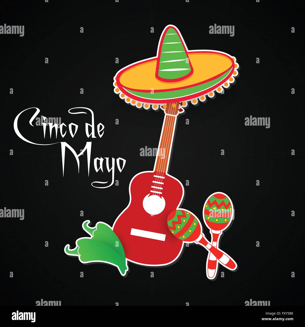 Cinco De Mayo Abstract Stock Vector Image & Art - Alamy