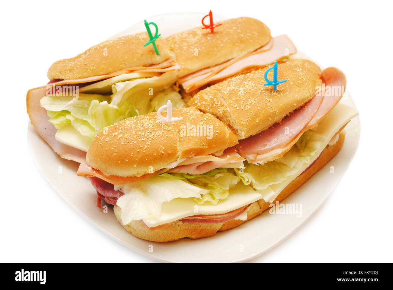 Plate cold meats ham hi-res stock photography and images - Alamy
