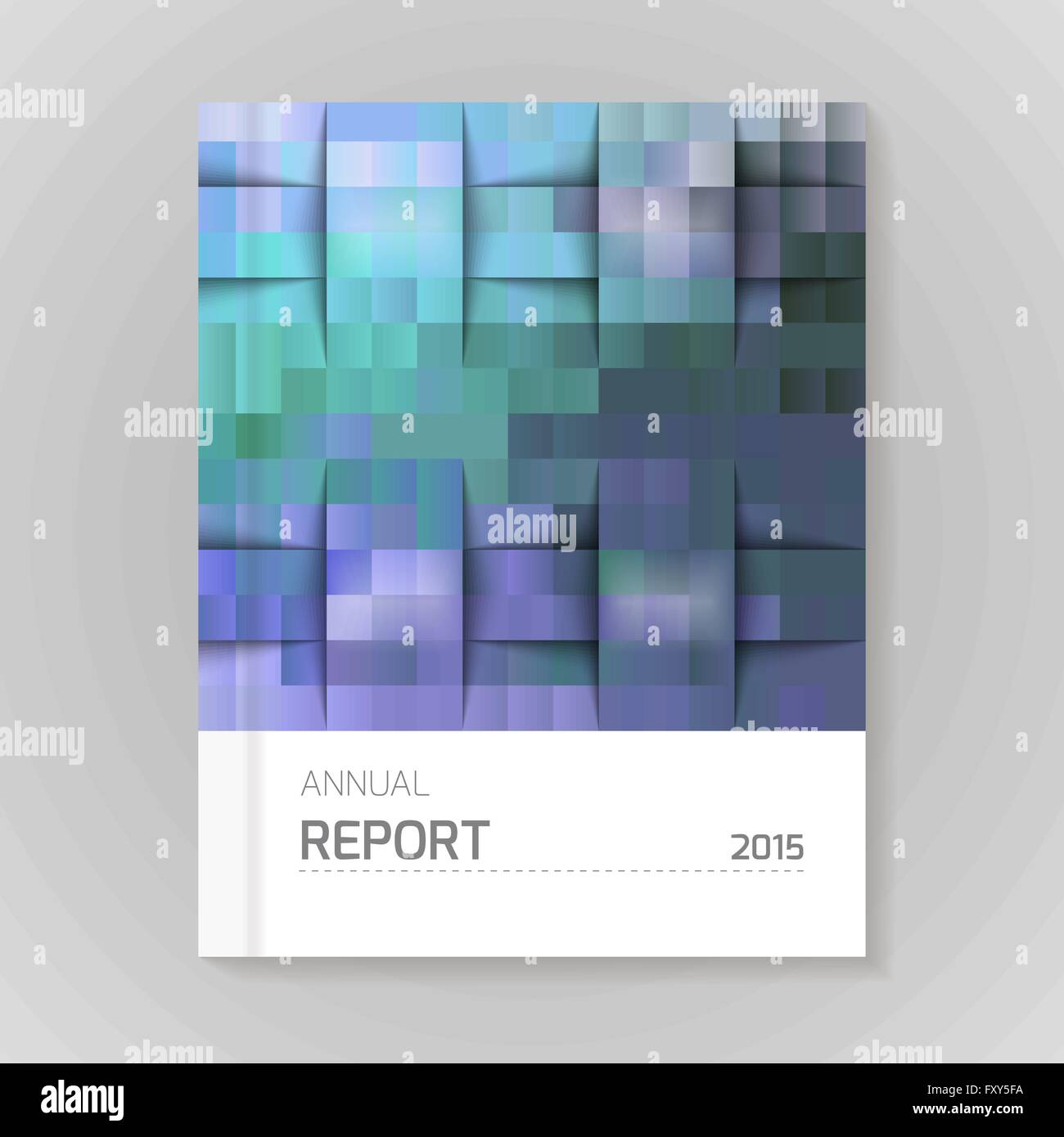 Annual Report Cover vector illustration Stock Vector Image & Art - Alamy