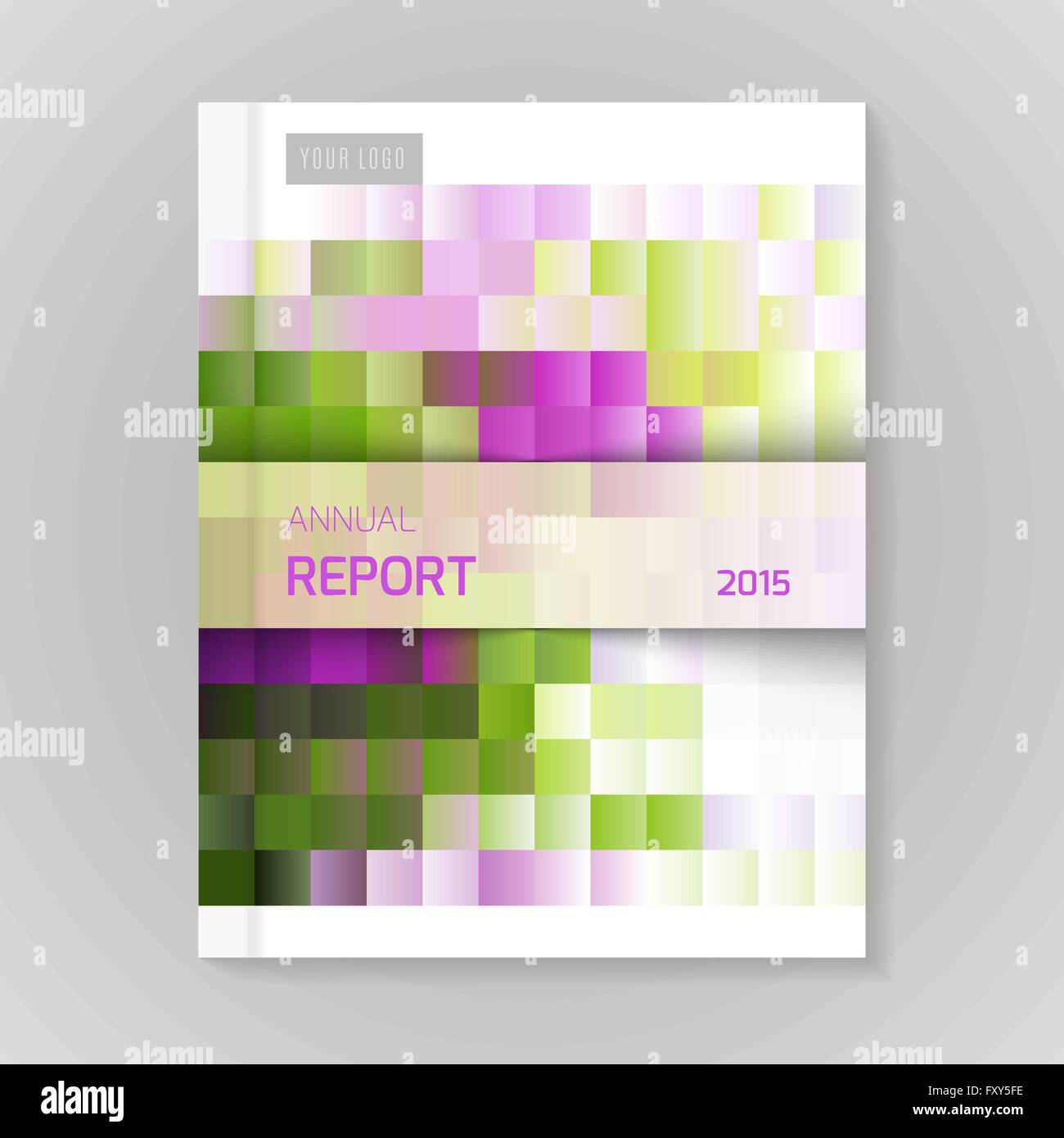 Annual Report Cover vector illustration Stock Vector Image & Art - Alamy