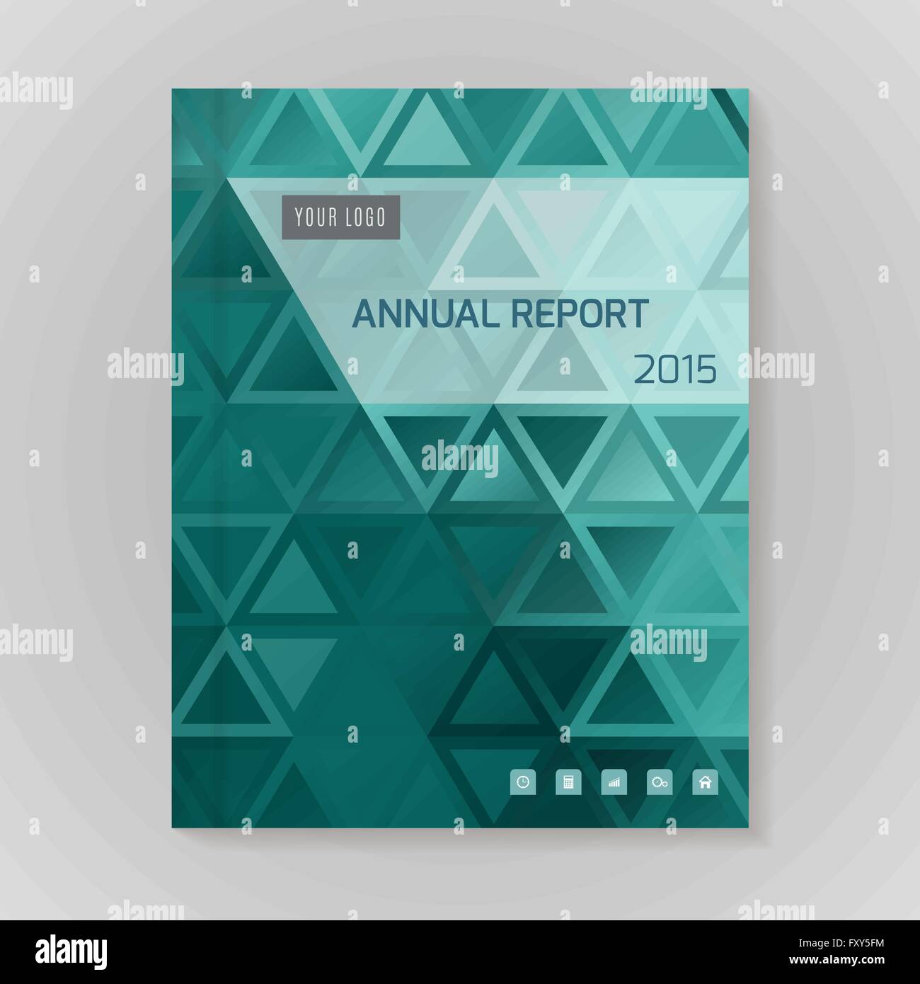 Annual Report Cover vector illustration Stock Vector Image & Art - Alamy