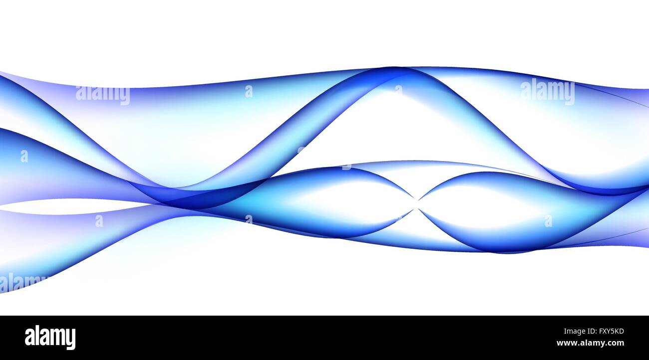 Abstract Wave on White Background. Vector Illustration Stock Vector ...