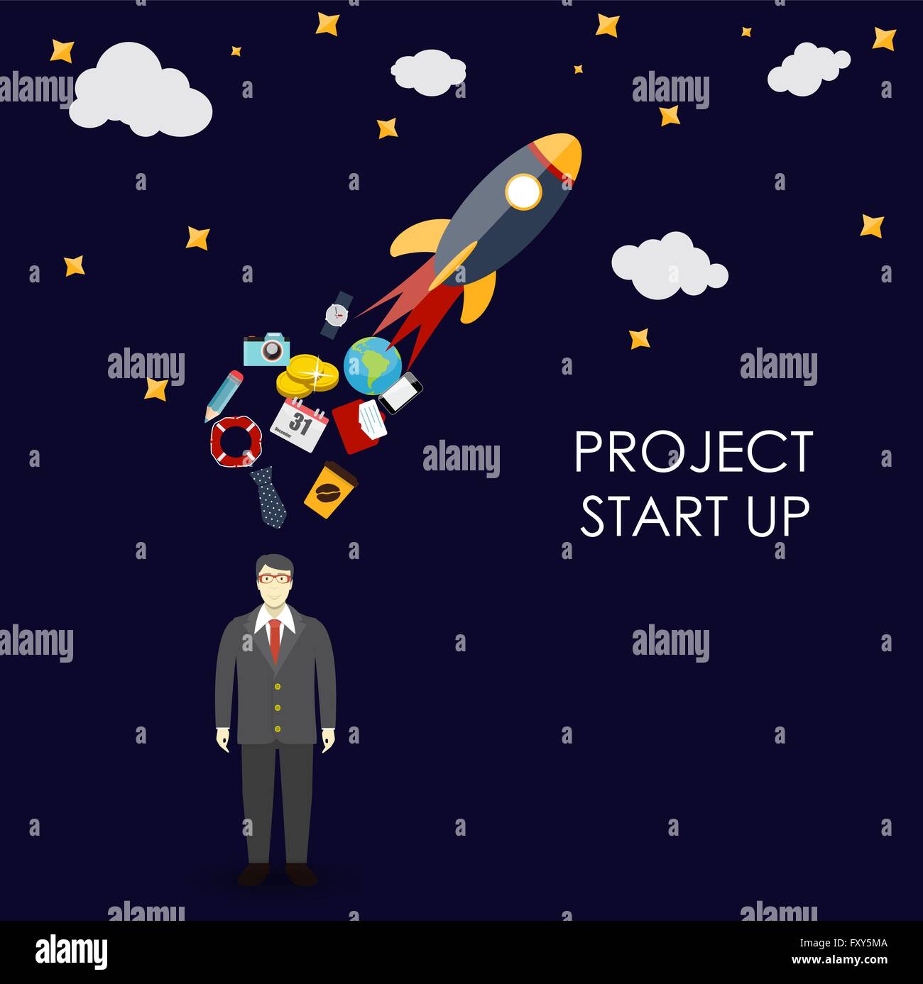 Success. Personal and career growth. Business idea. Quick Start Stock ...