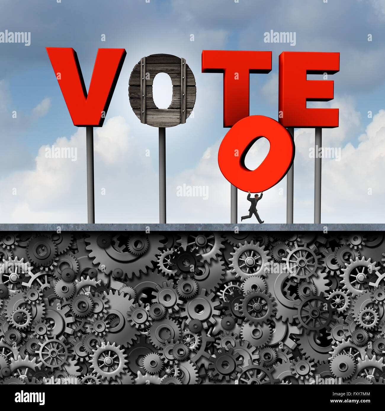 Vote Saxon Wallpaper