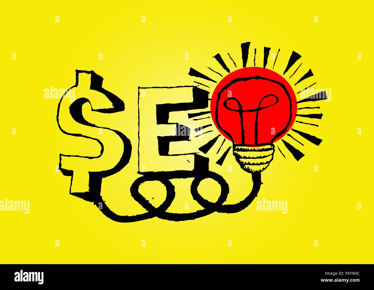 Seo Idea SEO Search Engine Optimization Stock Vector Image & Art - Alamy