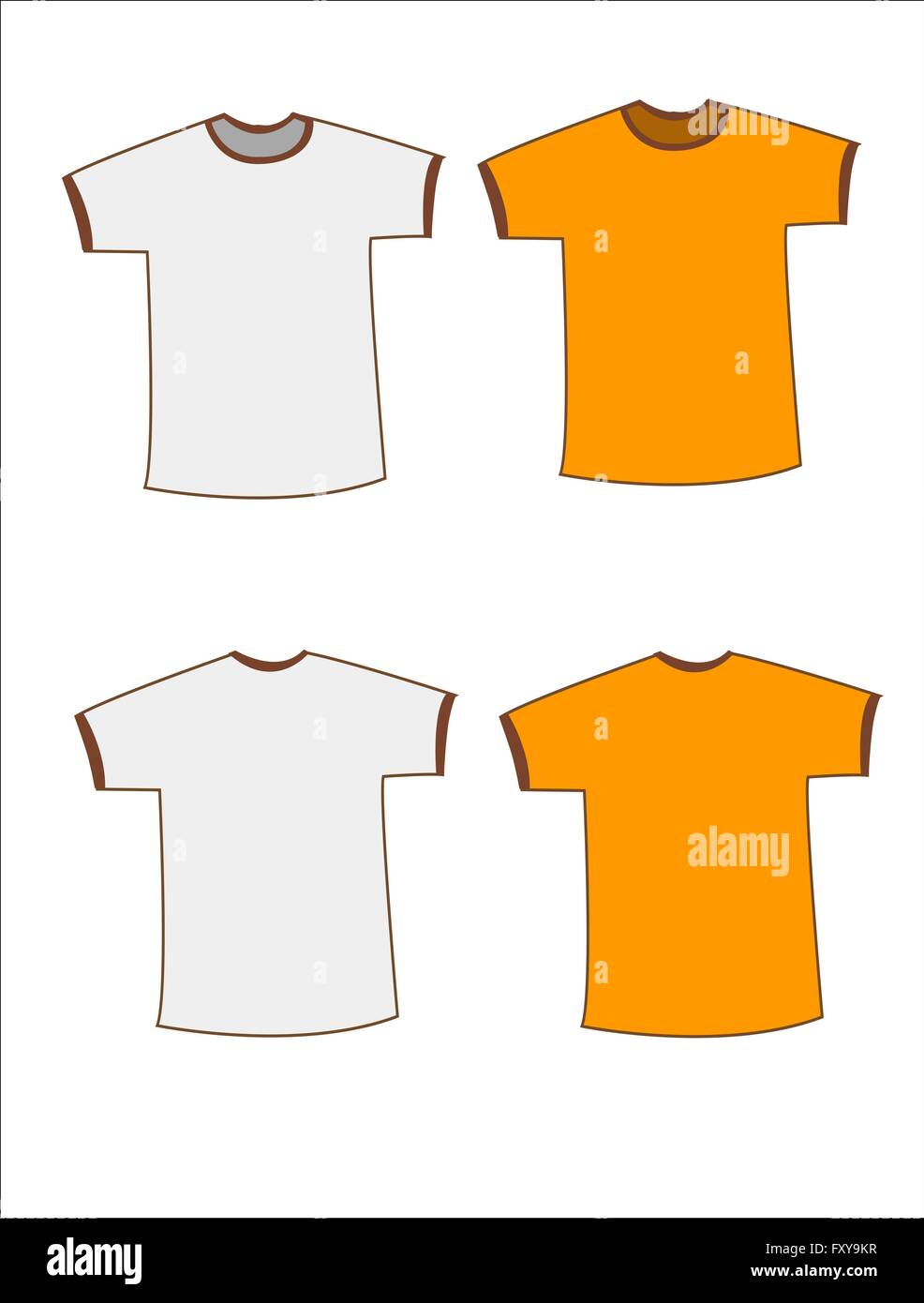 Apparel shirts template t-shirt templates Stock Vector Image & Art - Alamy
