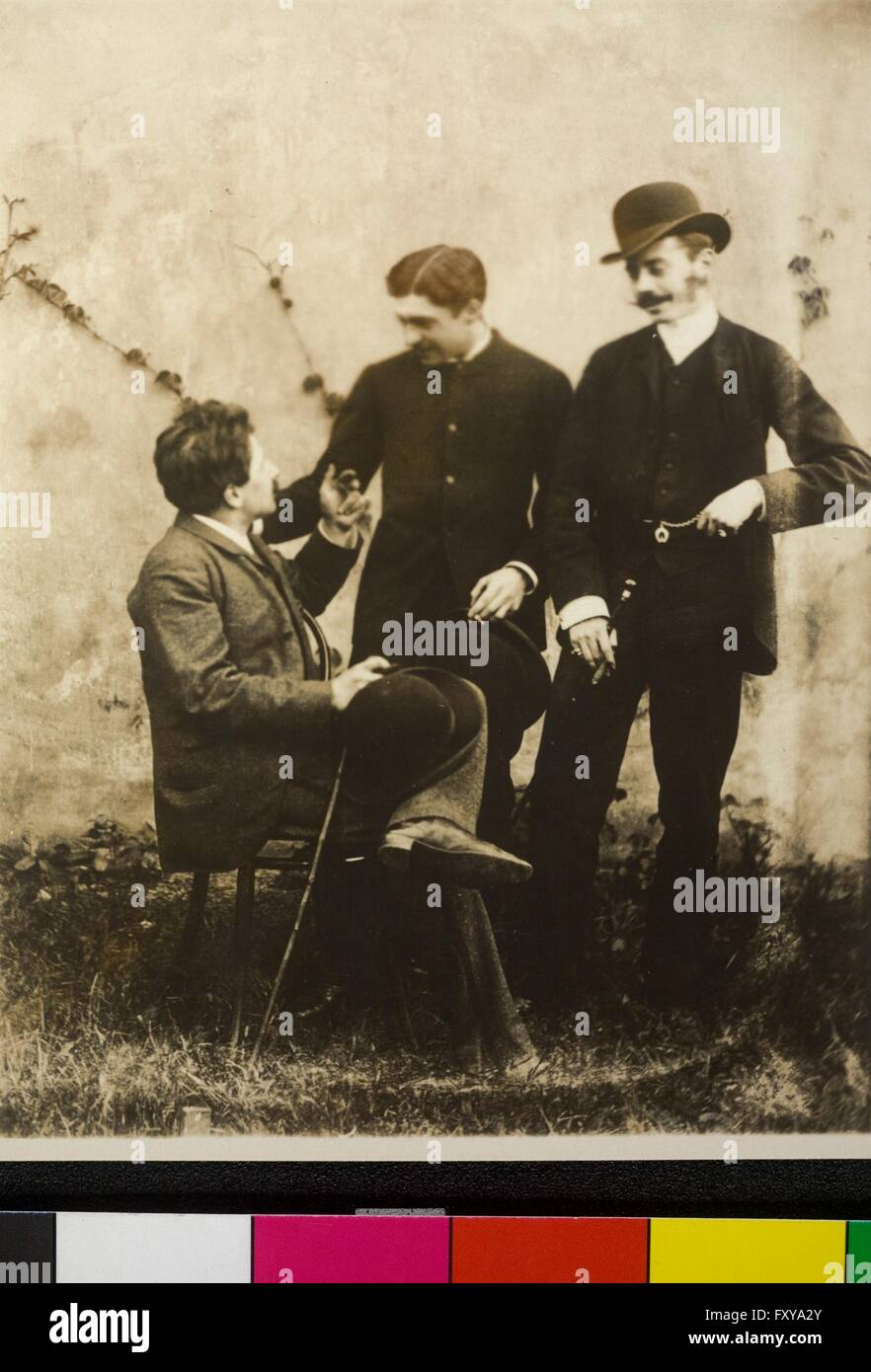 Arthur Schnitzler mit Freunden Stock Photo - Alamy