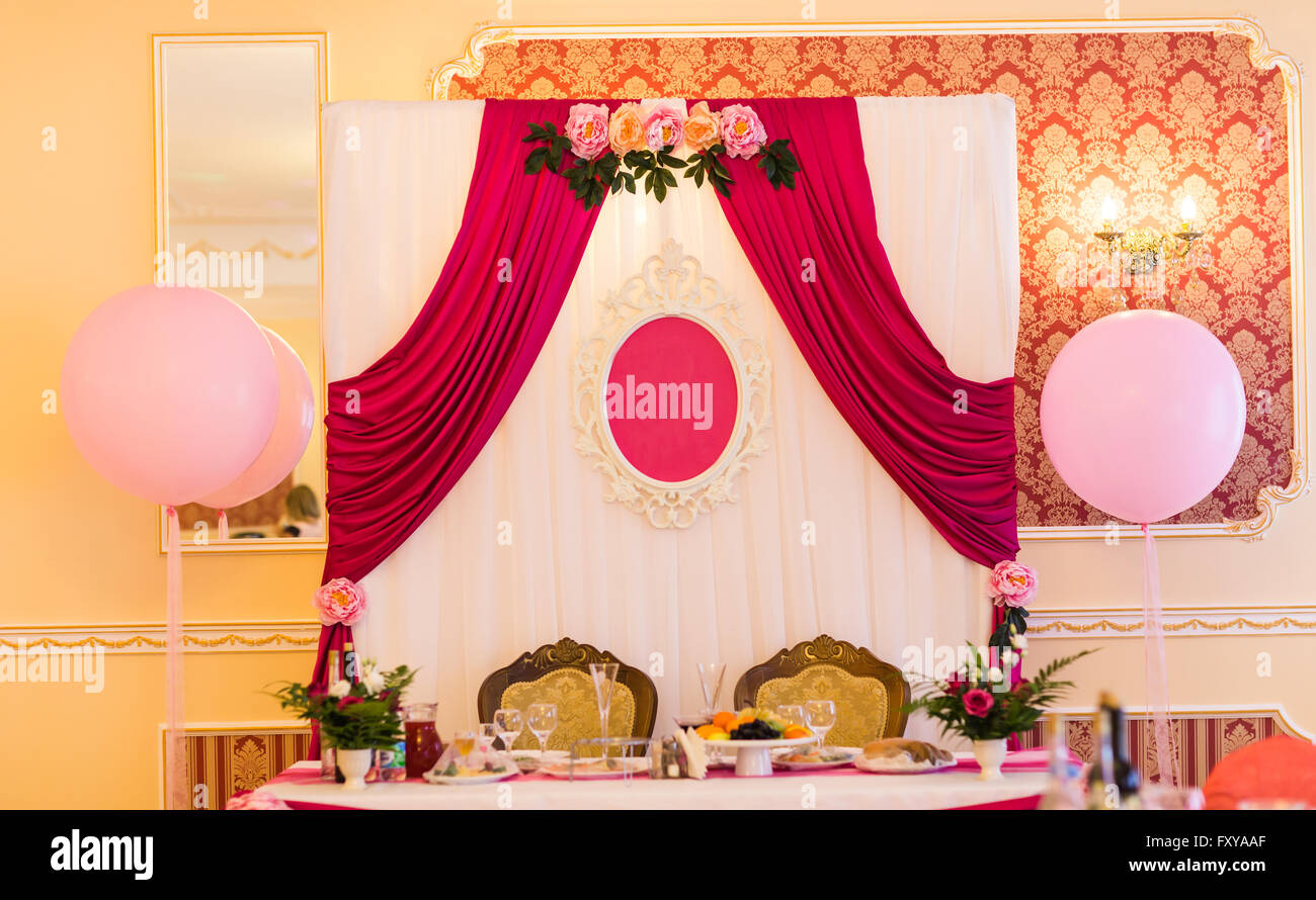 wedding set up Stock Photo - Alamy