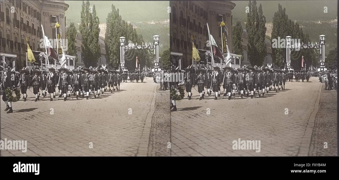 100 Jahrfeier der Tiroler Befreiungskriege Stock Photo - Alamy