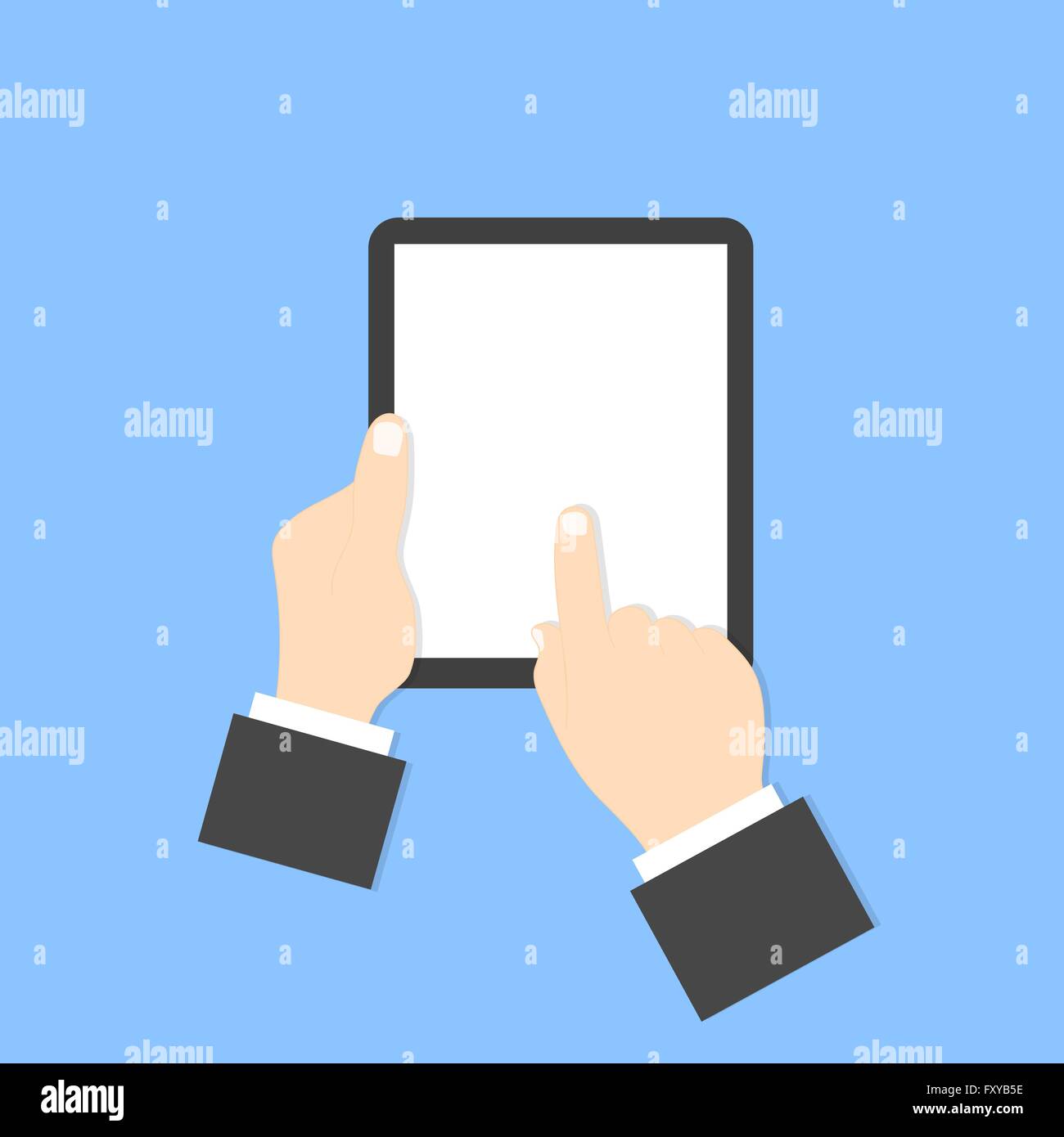 Finger businessman Stock Vector Images - Alamy