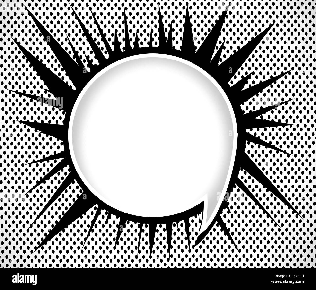 Speech Bubble Pop Art Stock Vector Image & Art - Alamy