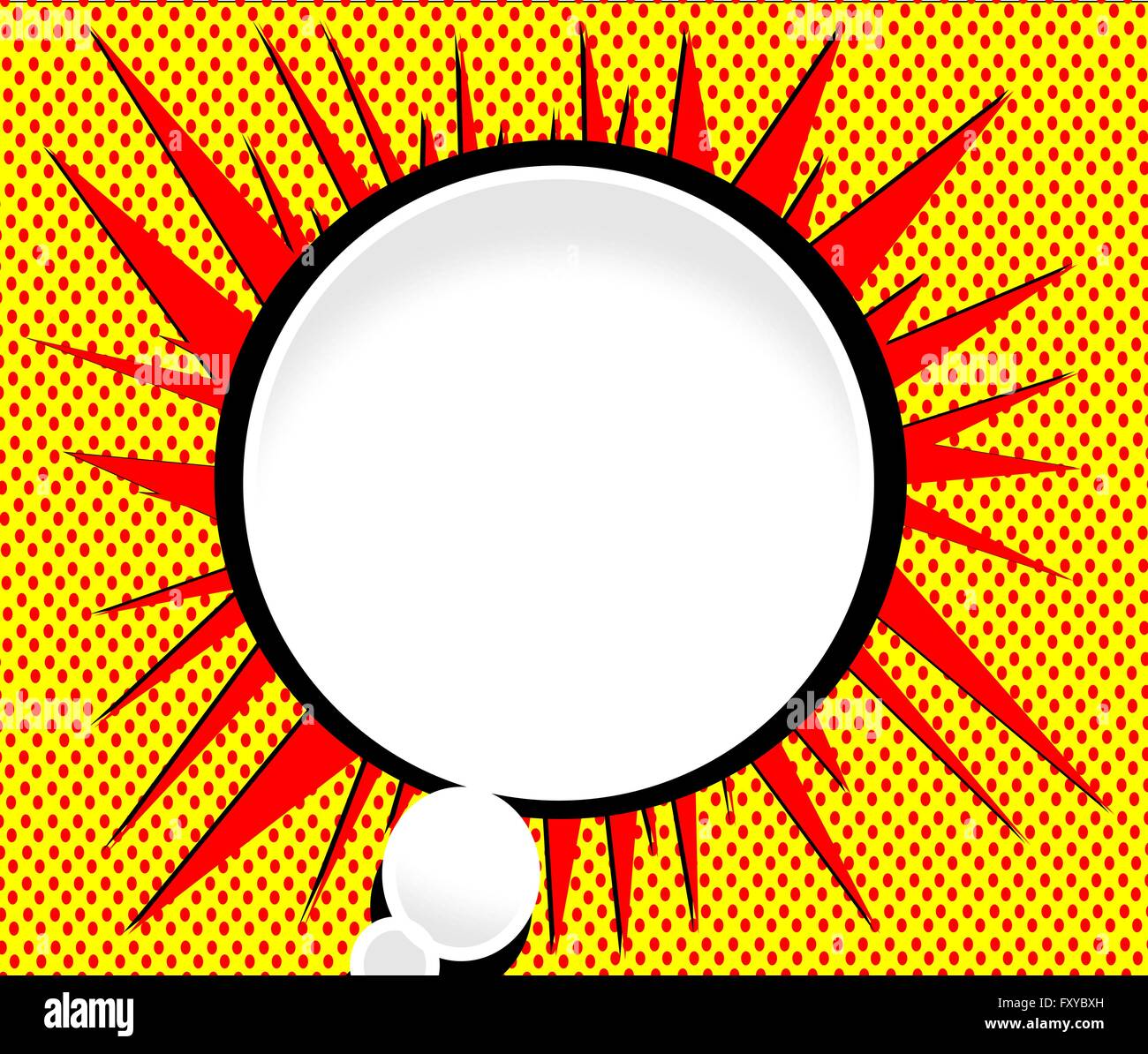 Speech Bubble Pop Art Stock Vector Image & Art - Alamy