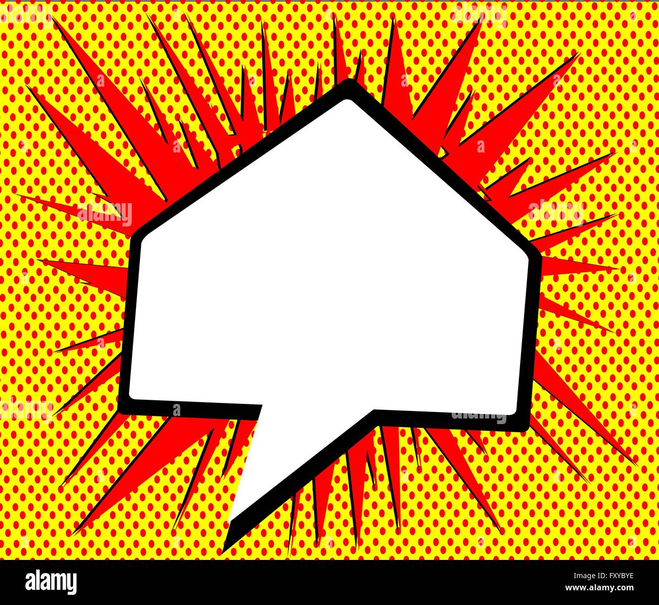 Speech Bubble Pop Art Stock Vector Image & Art - Alamy
