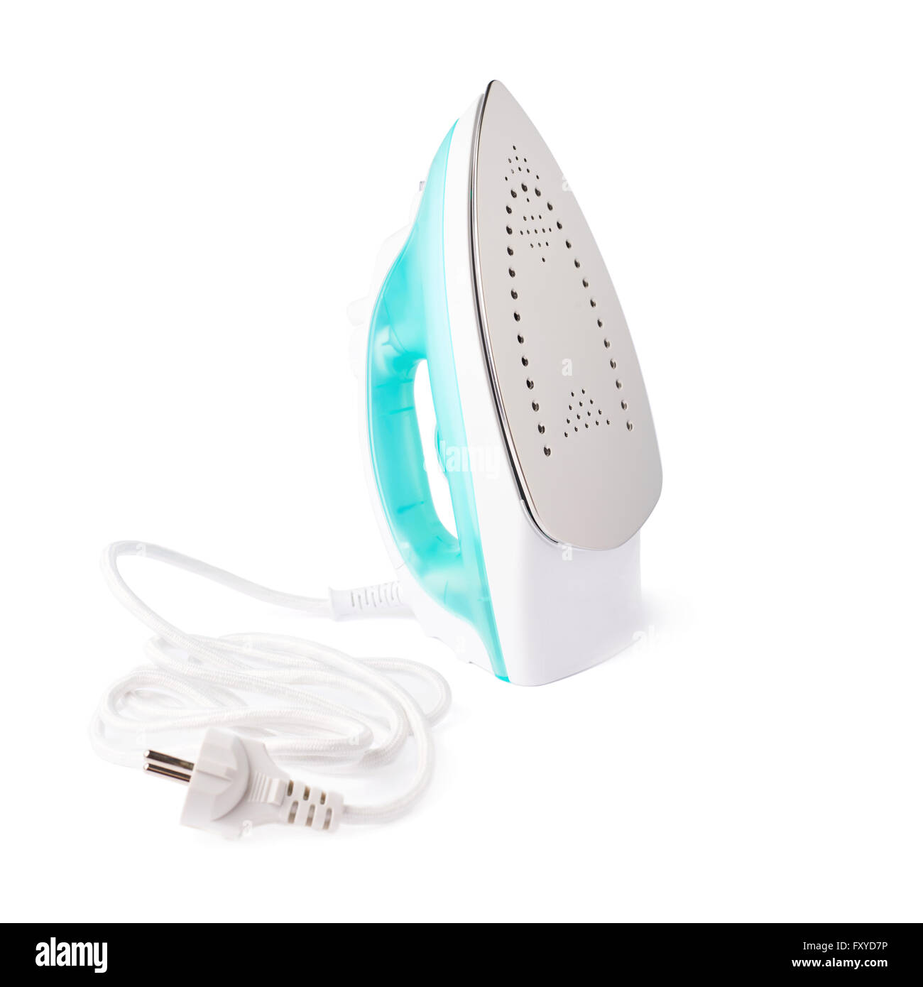 Iron isolated on a white background Stock Photo - Alamy