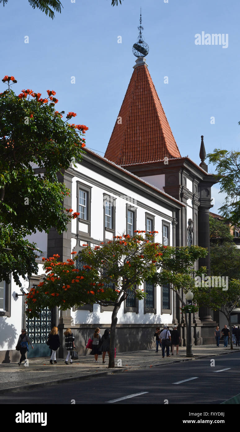 Avenida arriaga funchal madeira street hi-res stock photography and ...