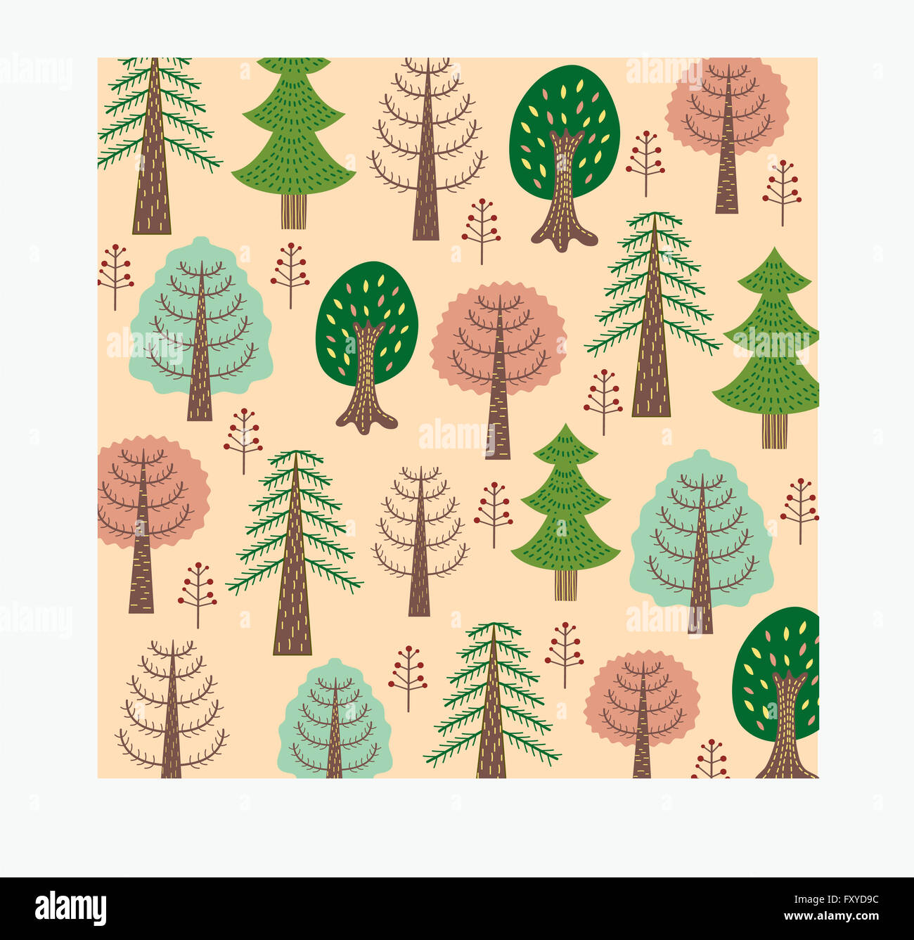 Patterns of various trees Stock Photo - Alamy