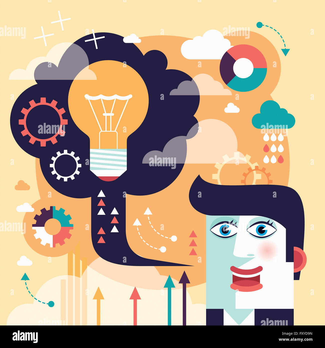 Lightbulb in the mouth hi-res stock photography and images - Alamy