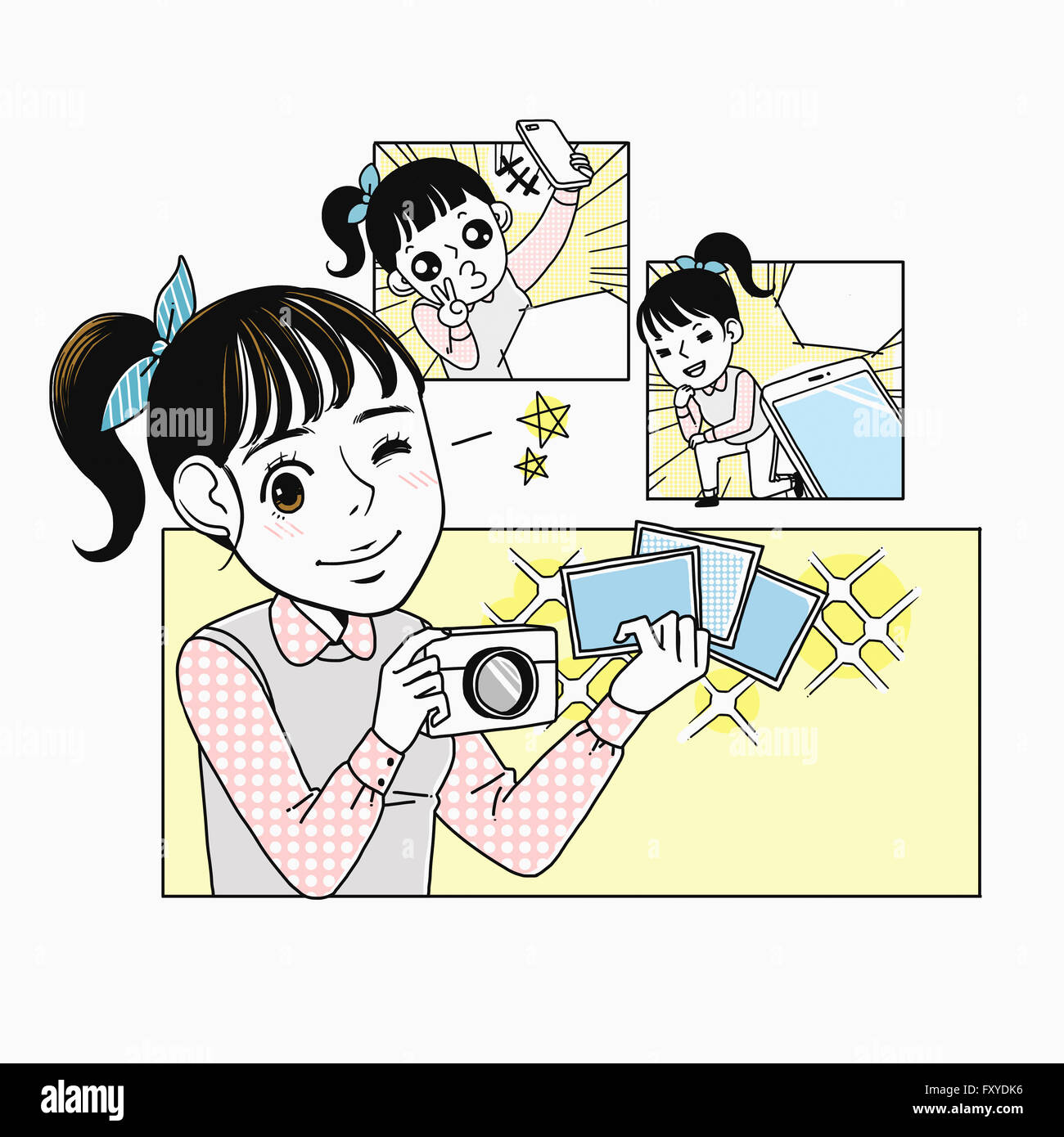 Phone cameras Cut Out Stock Images & Pictures - Alamy