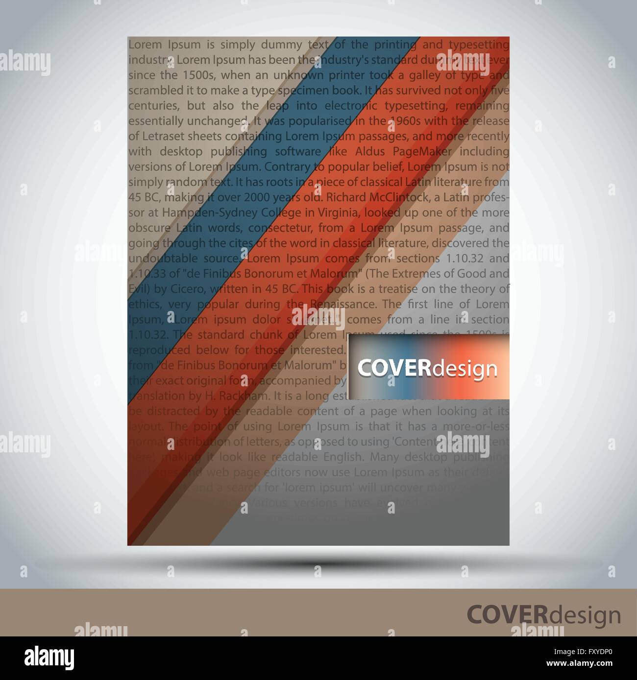 Vector brochure, flyer, cover design template. Can be used as concept ...