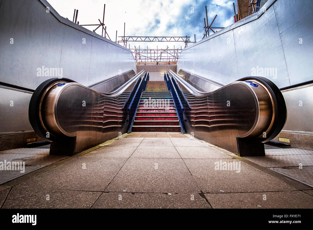 Scaffolding stairs hi-res stock photography and images - Alamy