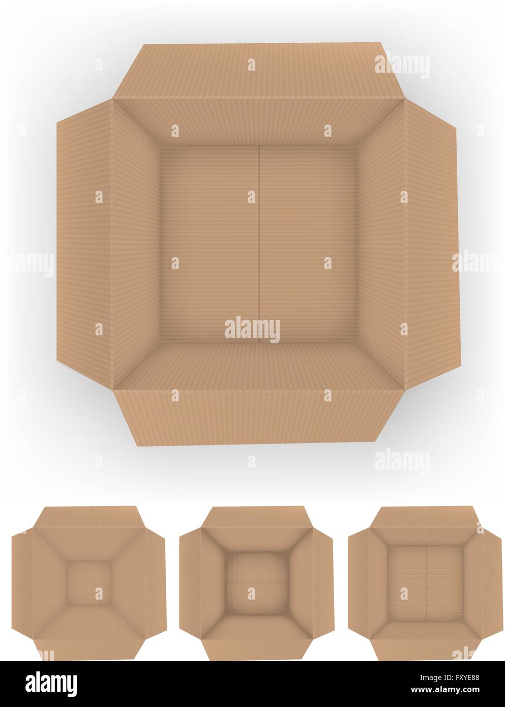 Recycle brown box Stock Vector Image & Art - Alamy