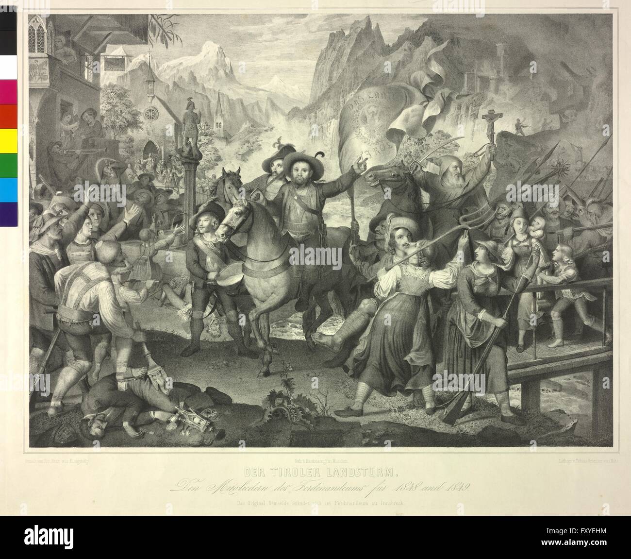 Der Tiroler Landsturm Stock Photo - Alamy