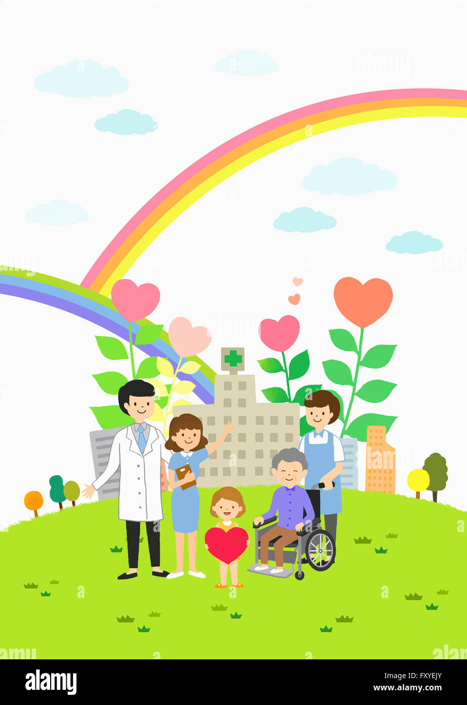 Volunteers giving medical service hi-res stock photography and images ...