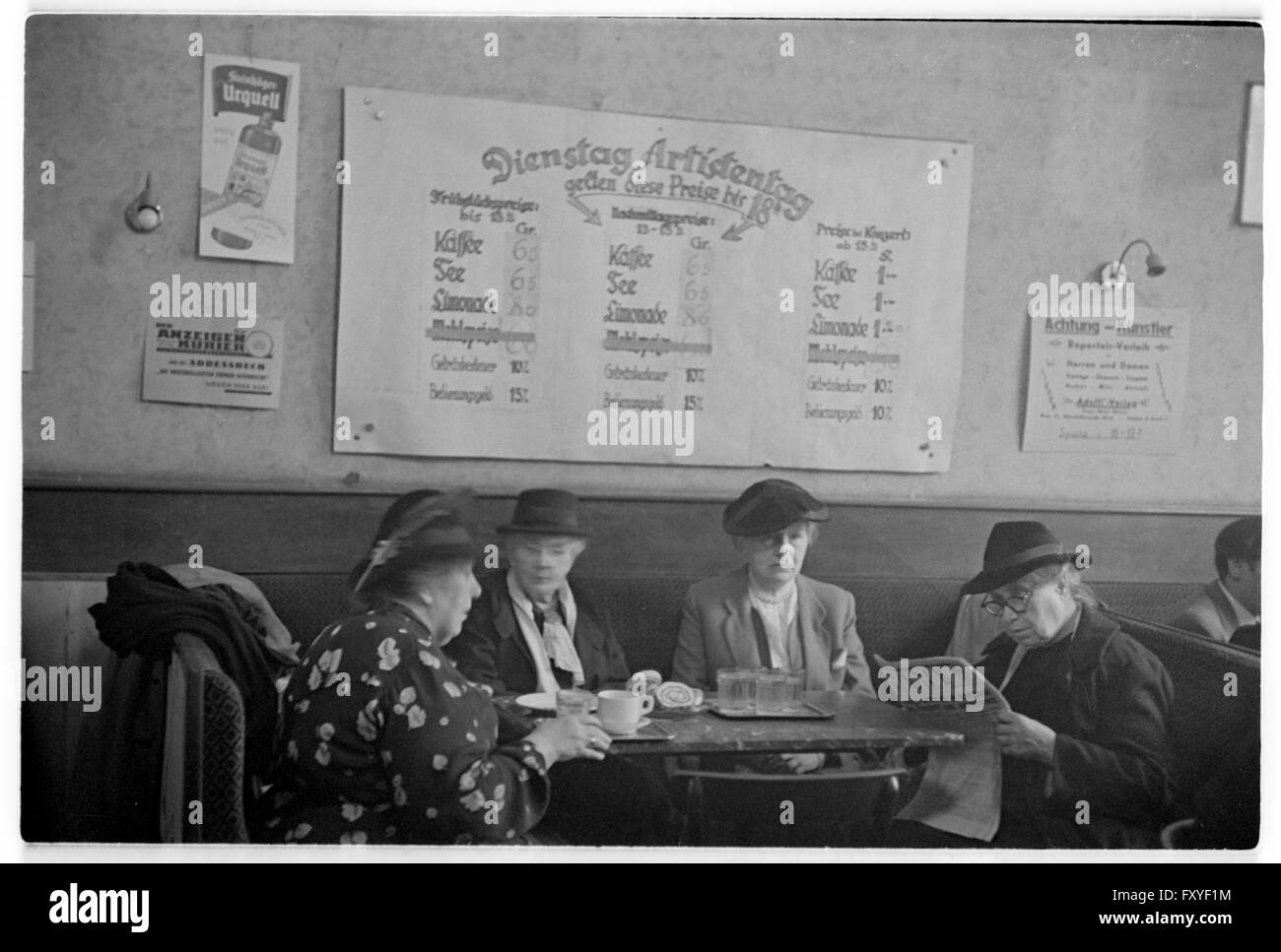 Cafe sperl Black and White Stock Photos & Images - Alamy