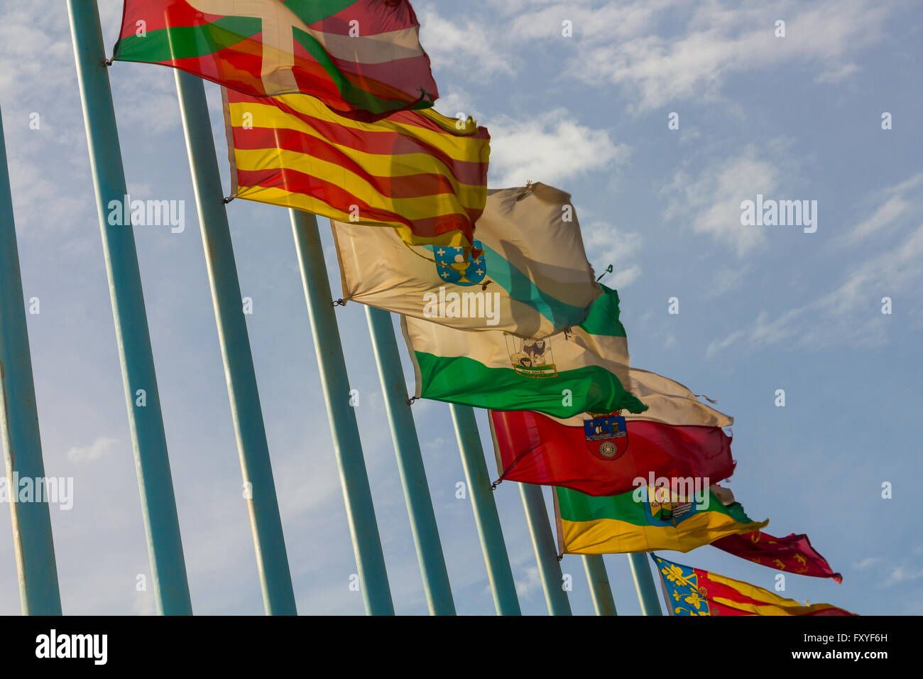 Flags of france and spain hi-res stock photography and images - Alamy