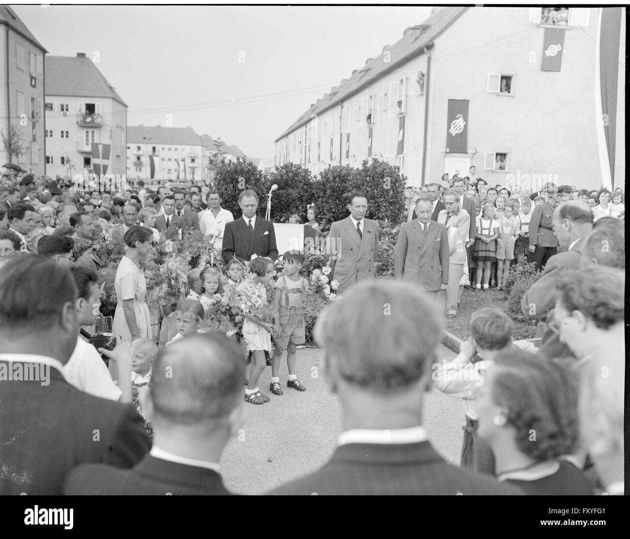 Feierliche Eröffnung der Per Albin Hansson-Siedlung Stock Photo - Alamy