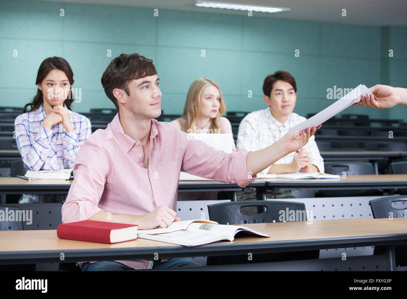 Turning in paper hi-res stock photography and images - Alamy