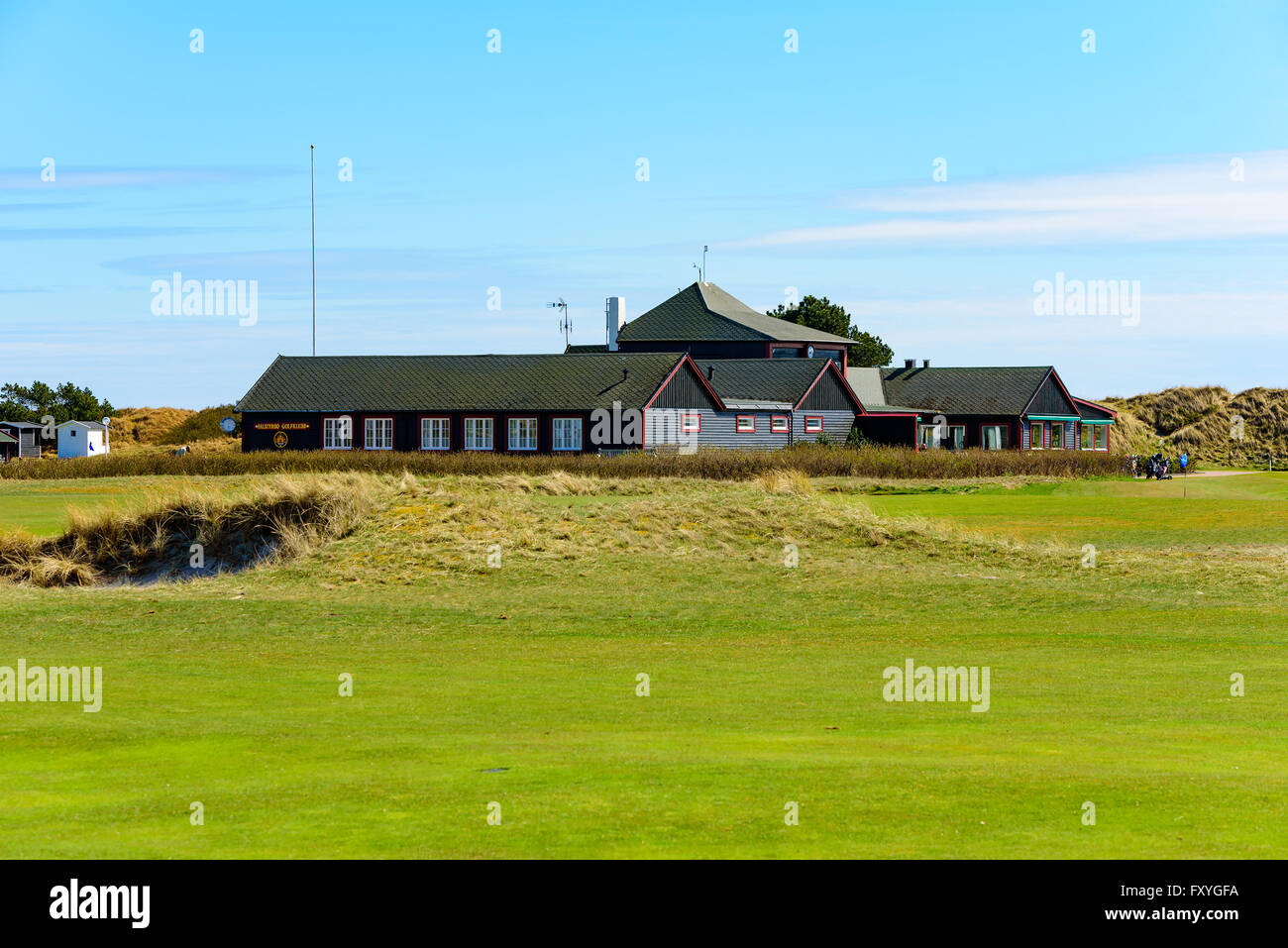 Falsterbo, Sweden - April 11, 2016: The club house at Falsterbo golf ...