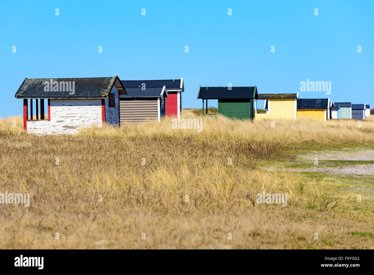 Bathing cabins hi-res stock photography and images - Alamy