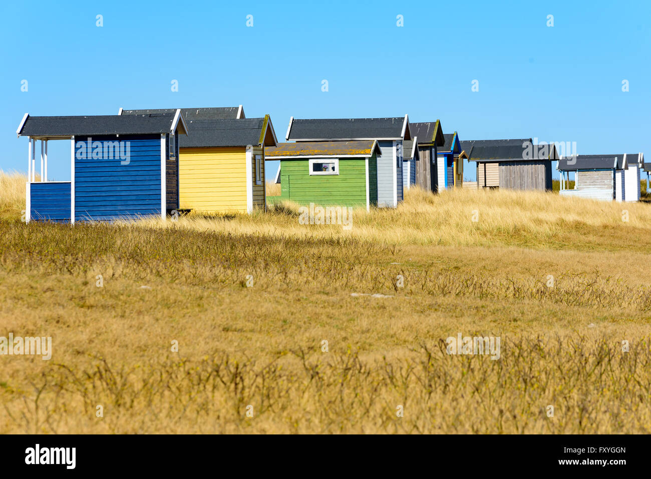 Bathing cabins hi-res stock photography and images - Alamy