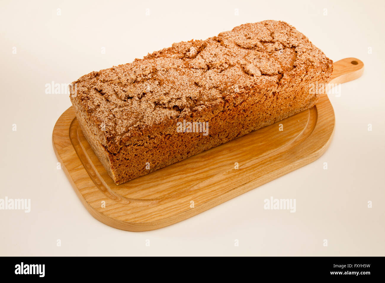 Homemade wholemeal rye bread Stock Photo - Alamy