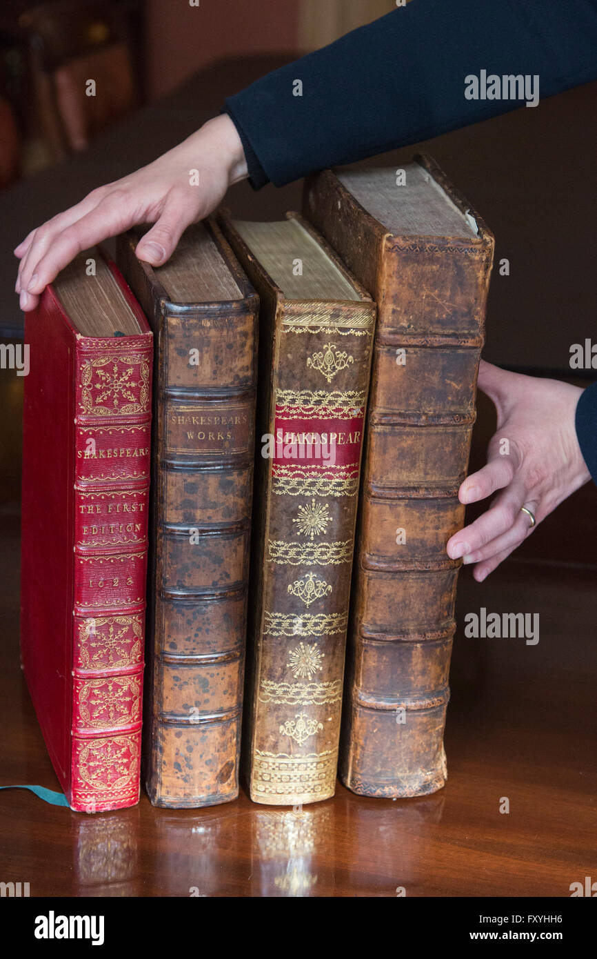 London, UK. 19 April 2016. Christie's commemorates 400 years since the ...