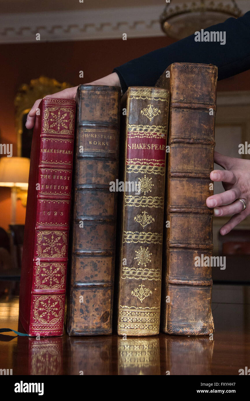 London, UK. 19 April 2016. Christie's commemorates 400 years since the ...