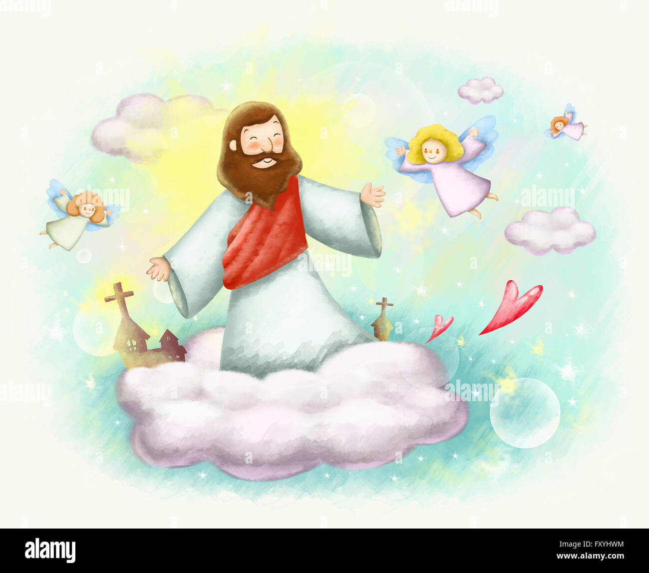 Jesus Smiling High Resolution Stock Photography and Images - Alamy