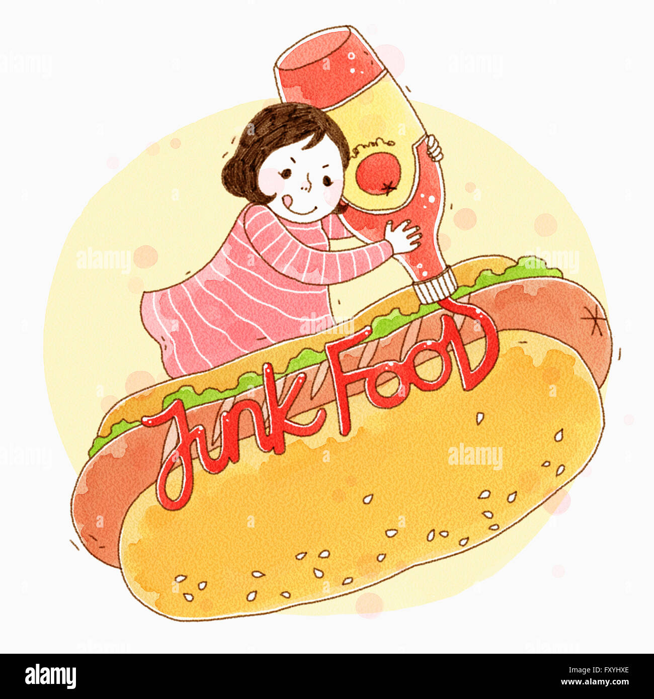 Ketchup writing hi-res stock photography and images - Alamy