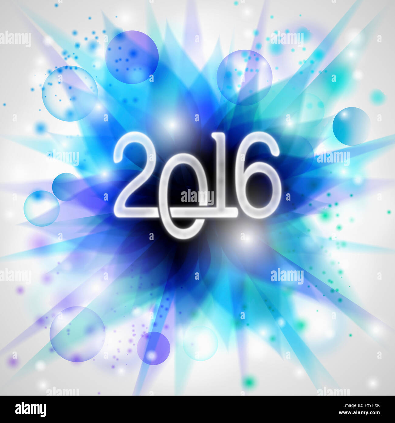 Background of new year 2016 with lights Stock Photo - Alamy