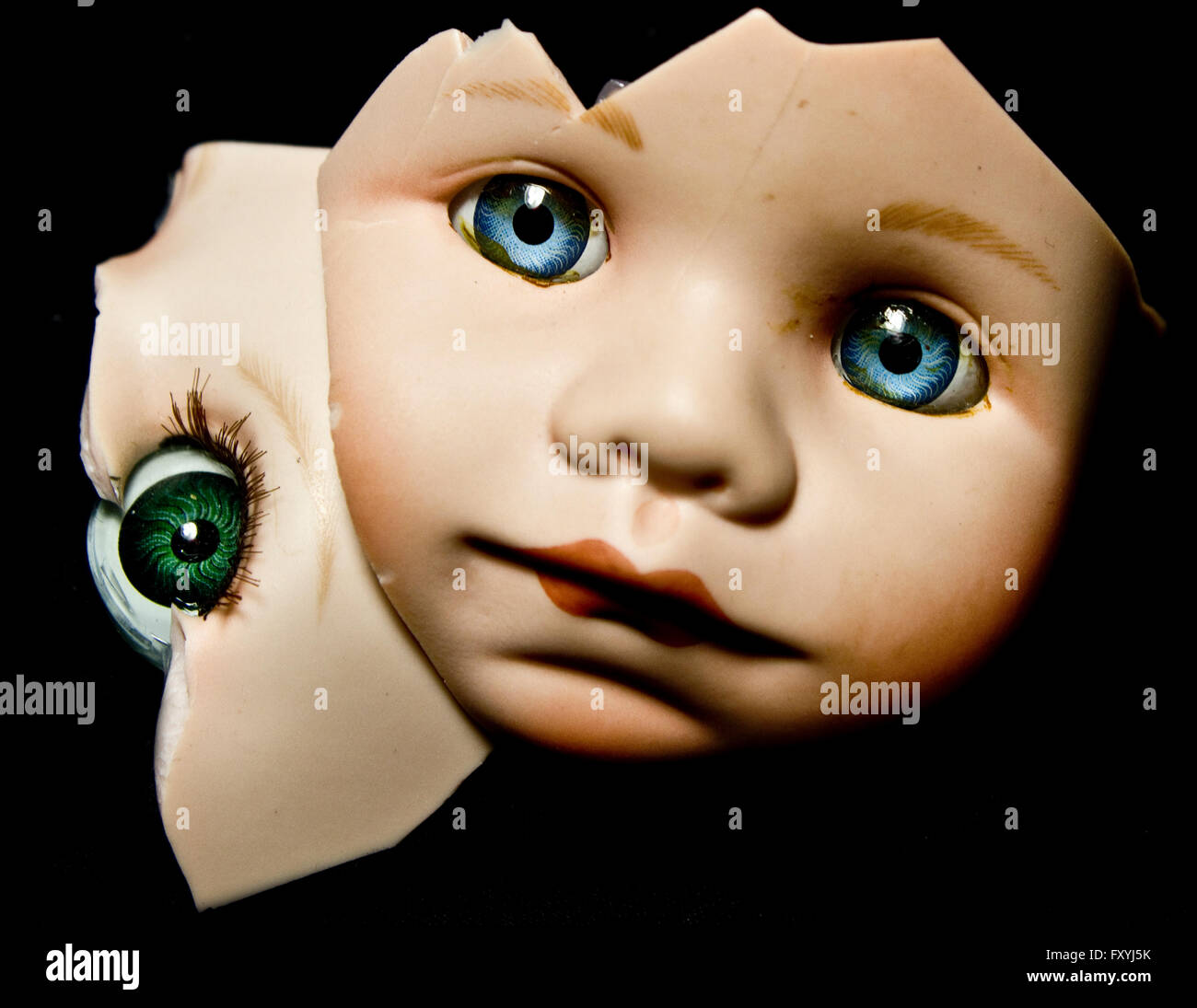 Broken Doll Pieces Stock Photo - Alamy