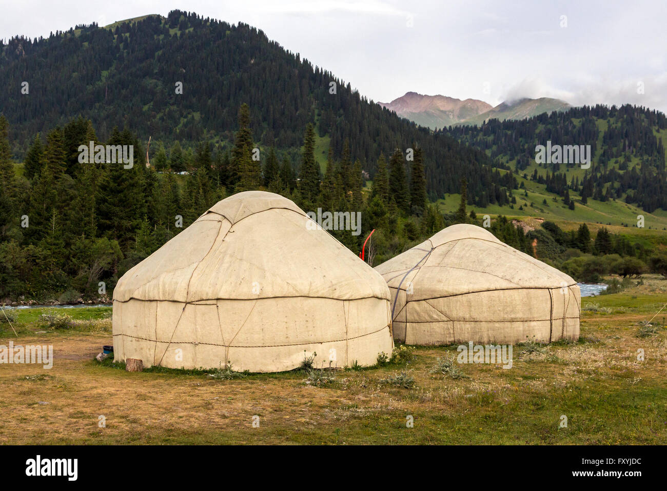 Asian steppe yurts hi-res stock photography and images - Alamy