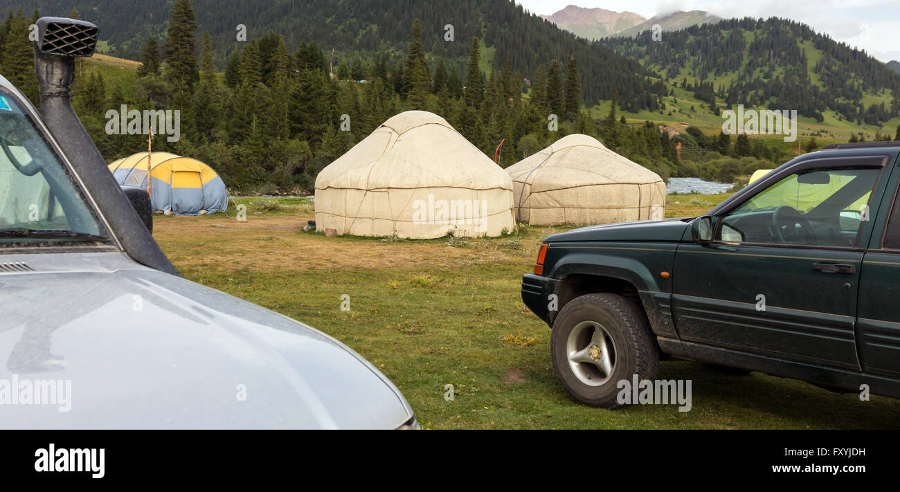 Steppe tent hi-res stock photography and images - Alamy