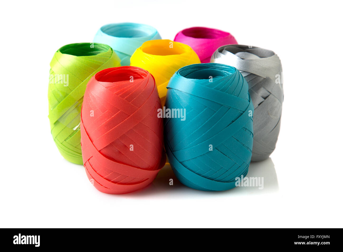 Set colorful ribbons on Cut Out Stock Images & Pictures - Alamy