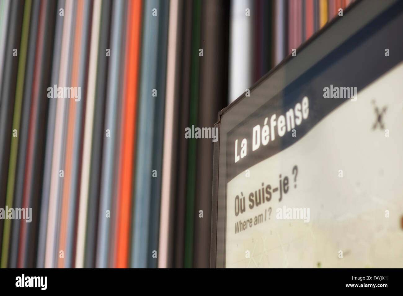 Sign in French Stock Photo - Alamy